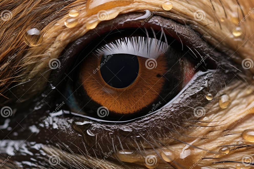 High-resolution Image of a Ducks Swollen Eye Stock Photo - Image of ...