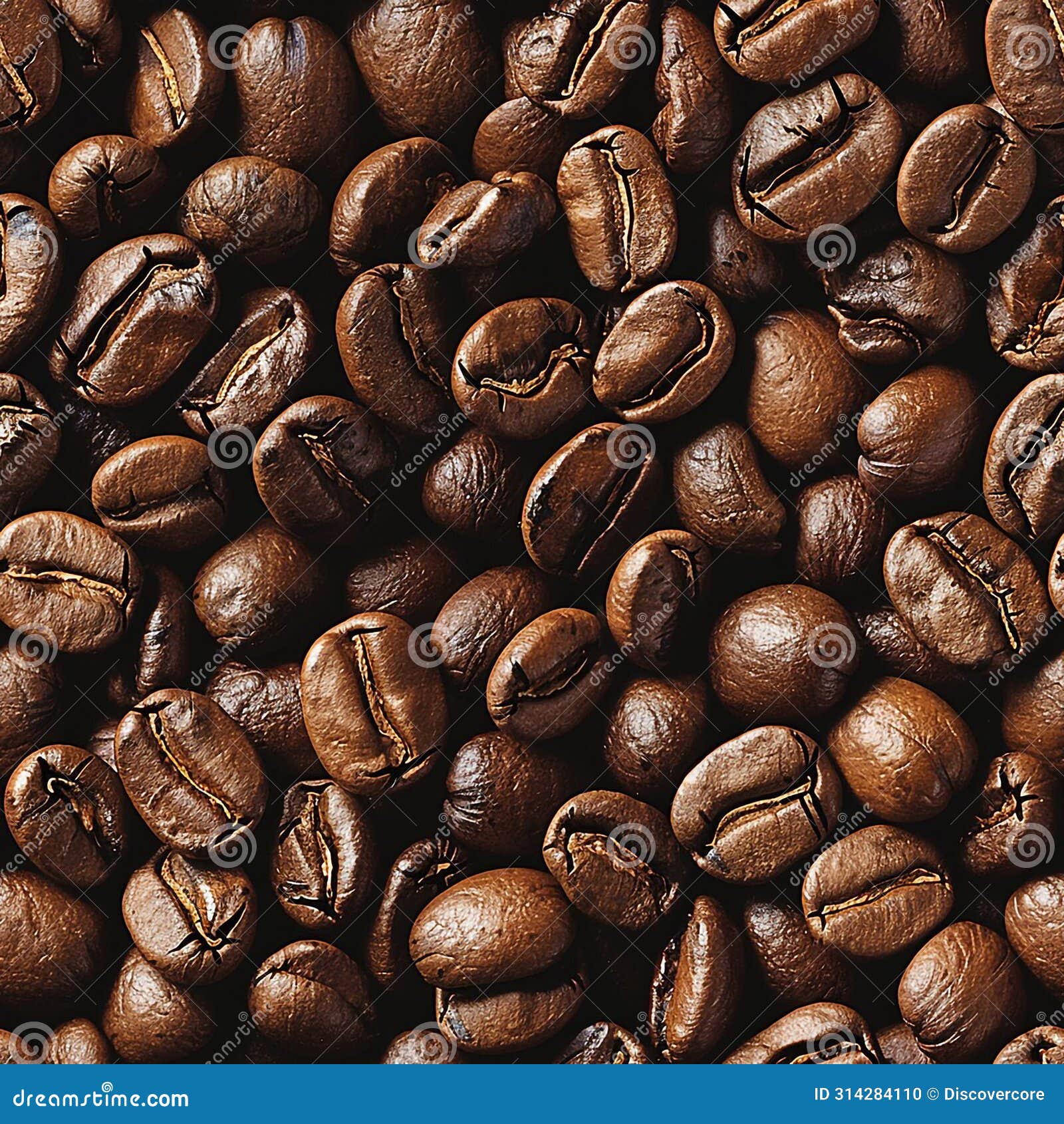 Seamless Coffee Bean Texture Pattern for Infinite Creations Stock ...