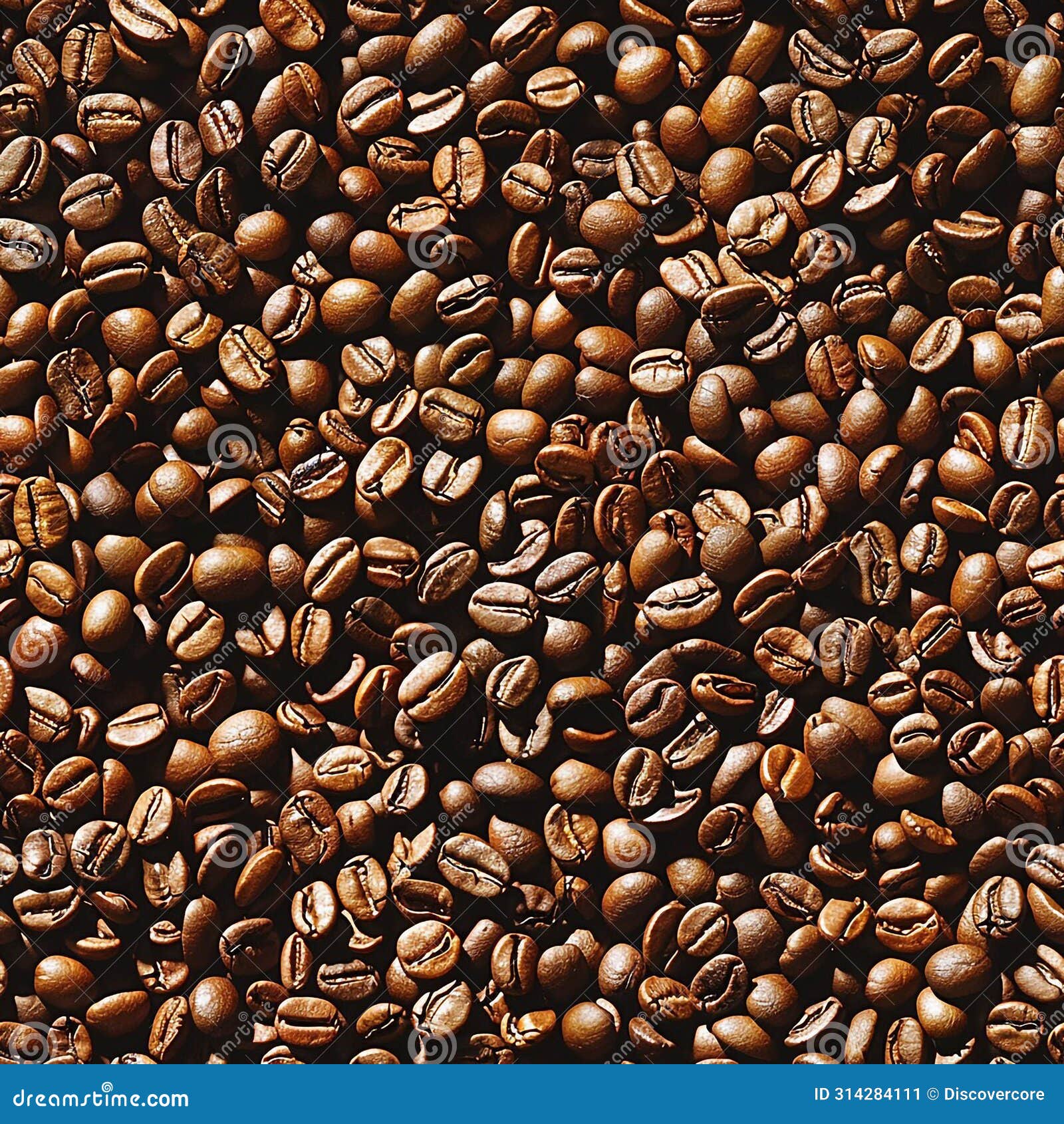 Seamless Coffee Bean Texture Pattern for Infinite Creations Stock ...