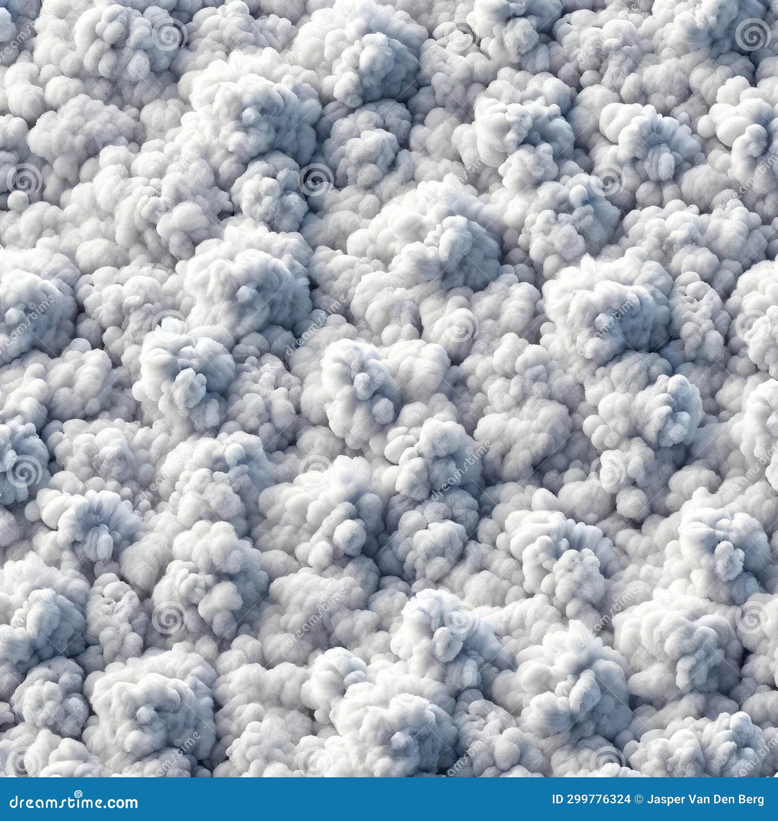 Seamless Cloud Texture Background, AI Generated Stock Illustration ...