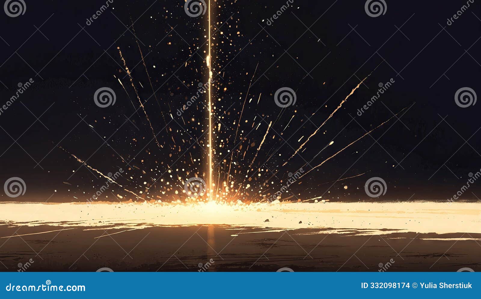 A High-resolution Image of Fine Dust Particles Glowing in a Shaft of ...