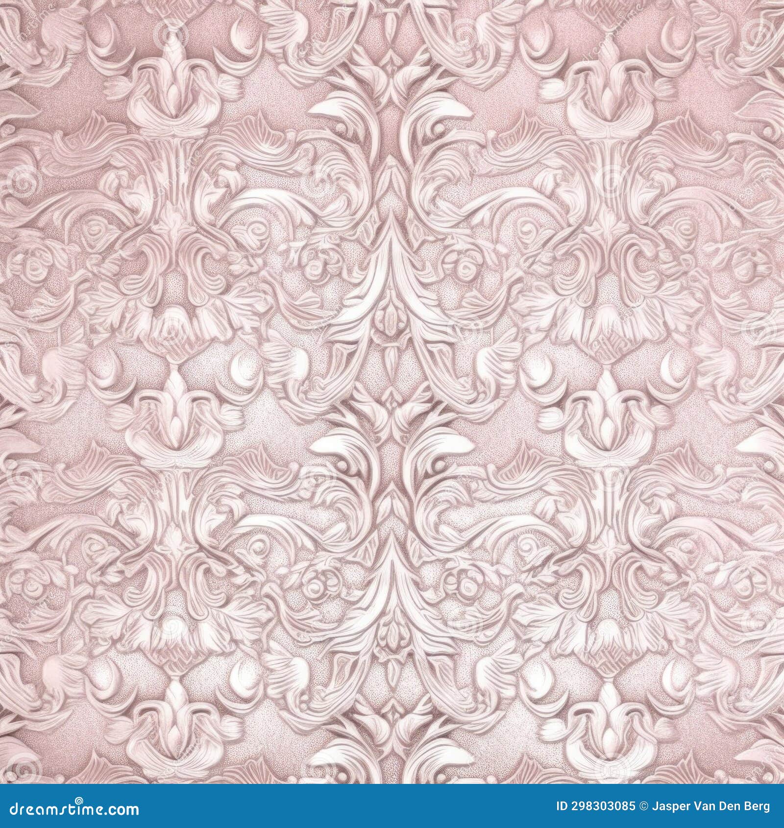 Elegant Pink Baroque Wallpaper Texture, AI Generated Stock Image ...