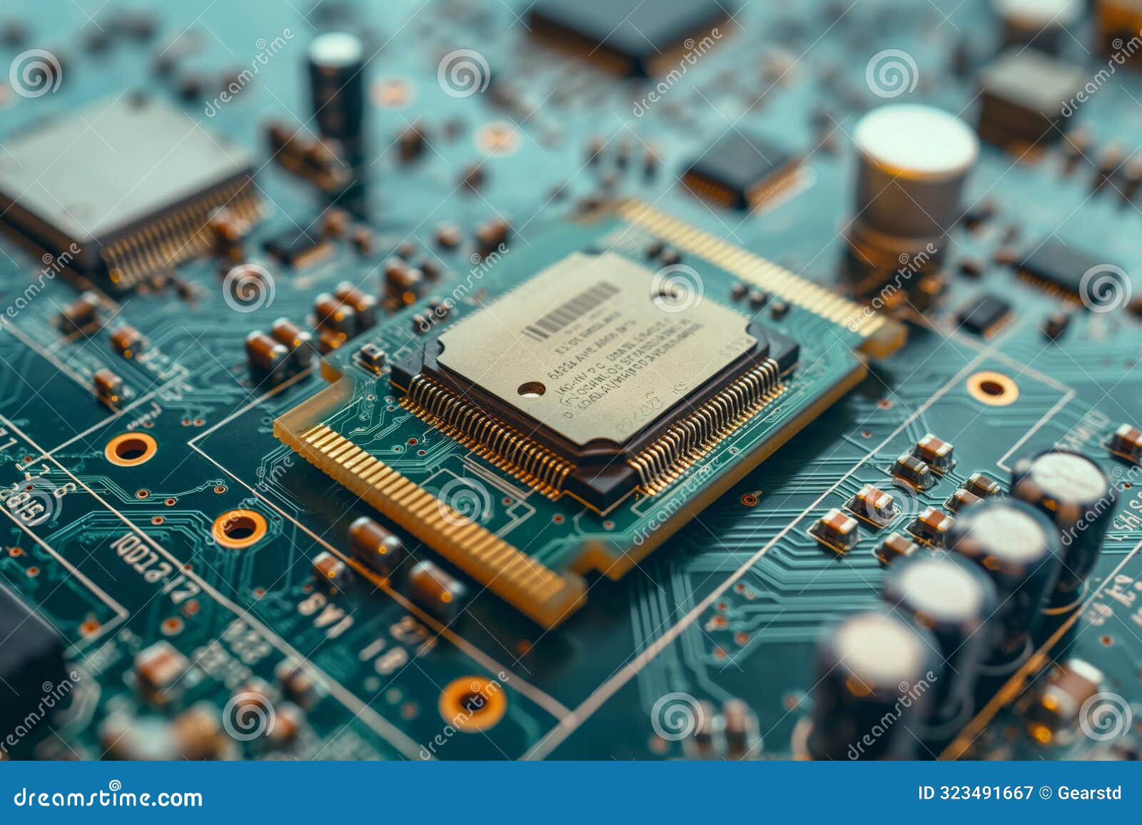 High-resolution Image of Microprocessor Socket Stock Image - Image of ...