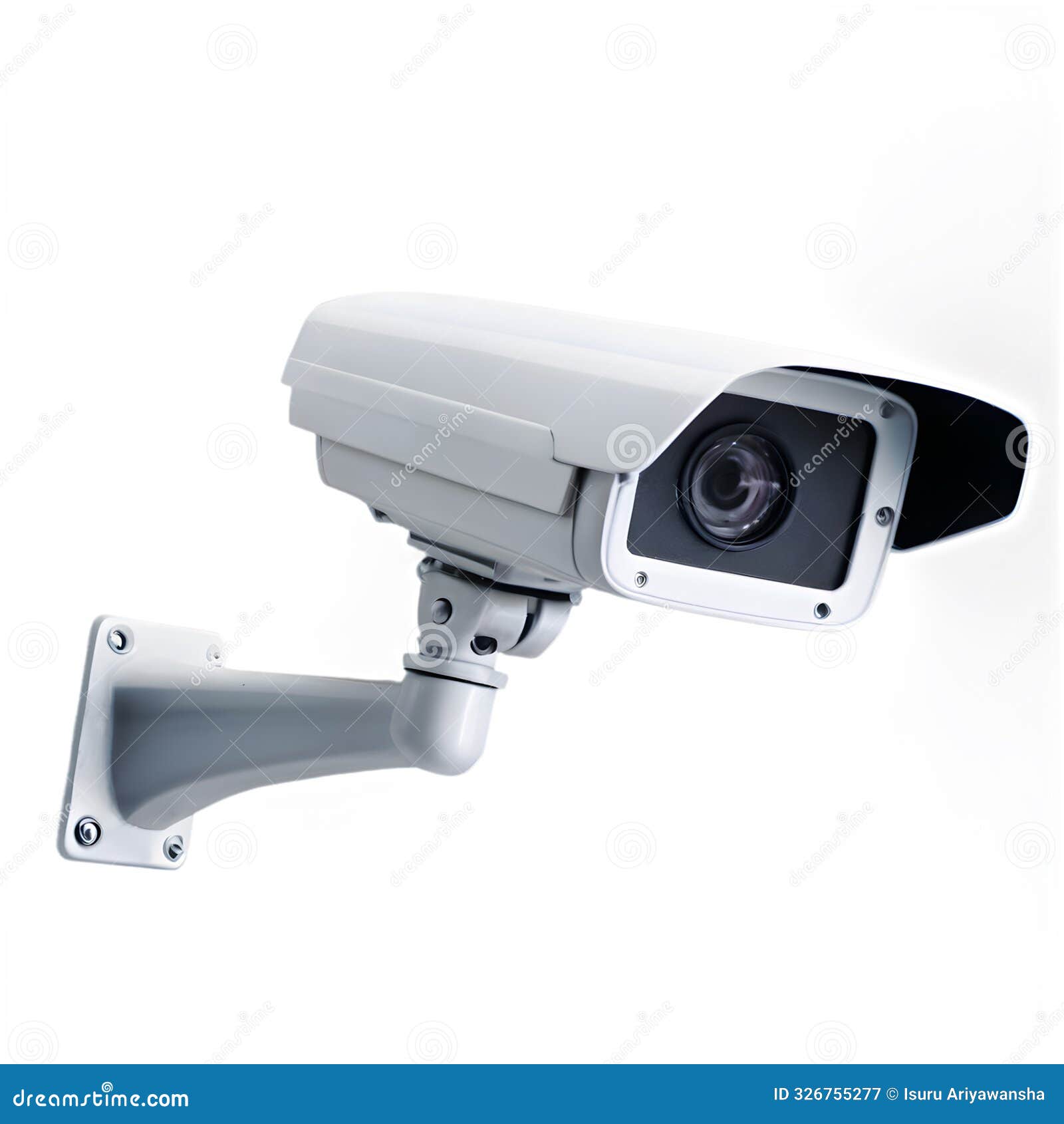 A High-resolution Image of a Modern CCTV Security Camera Mounted on a ...