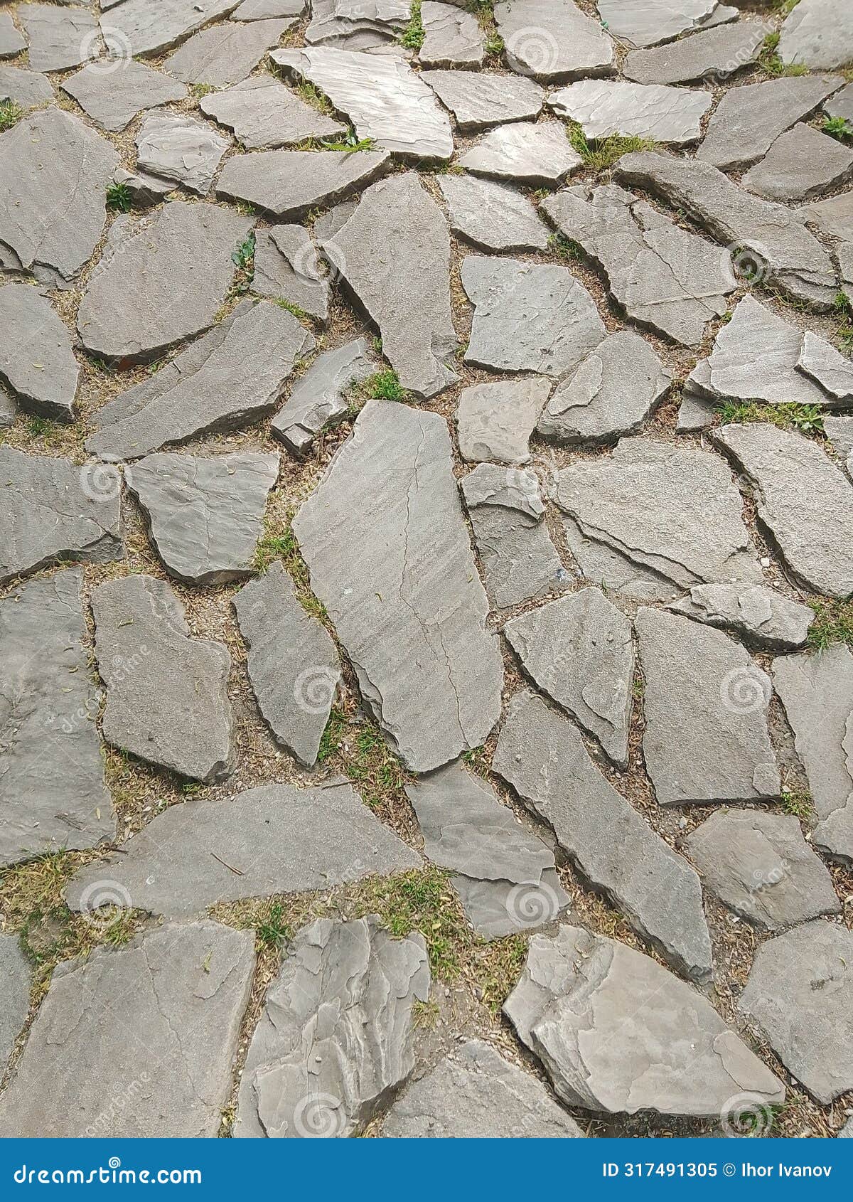 Detailed Close Up View on Cobblestone Street Textures in High ...
