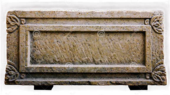 High-Resolution Image of Ornate Rectangular Stone Plaque with Intricate ...