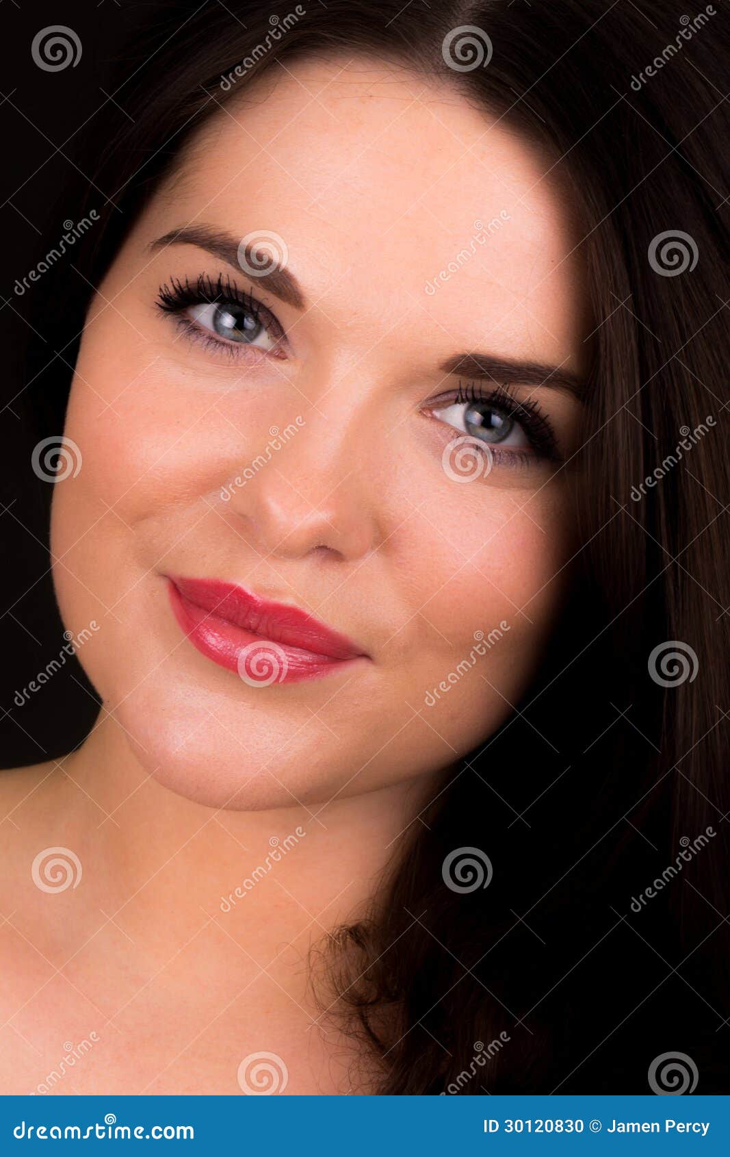 Portrait of a Beautiful Female Model Stock Photo - Image of sensual ...