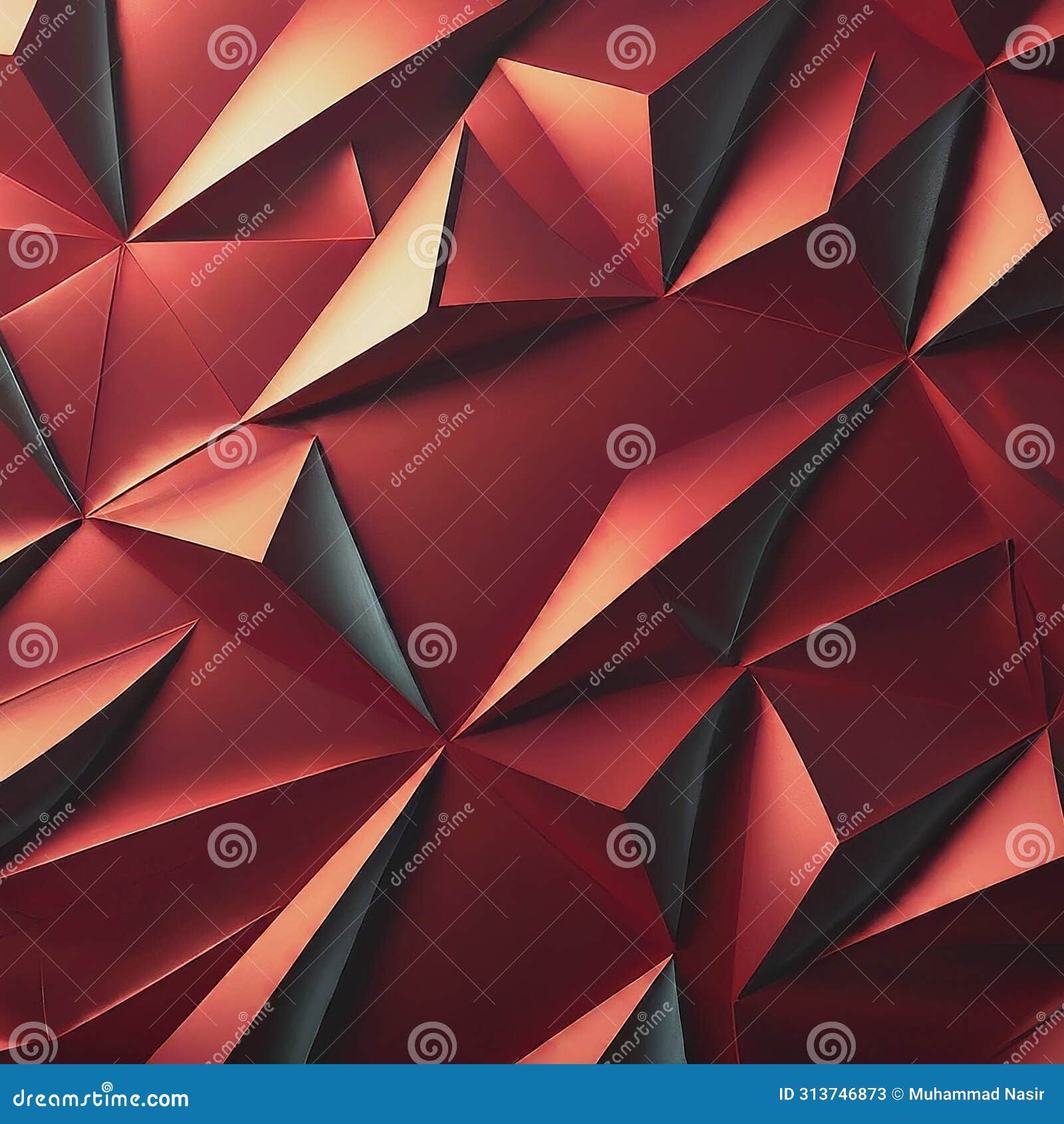 Red Triangle Pattern stock illustration. Illustration of pattern ...