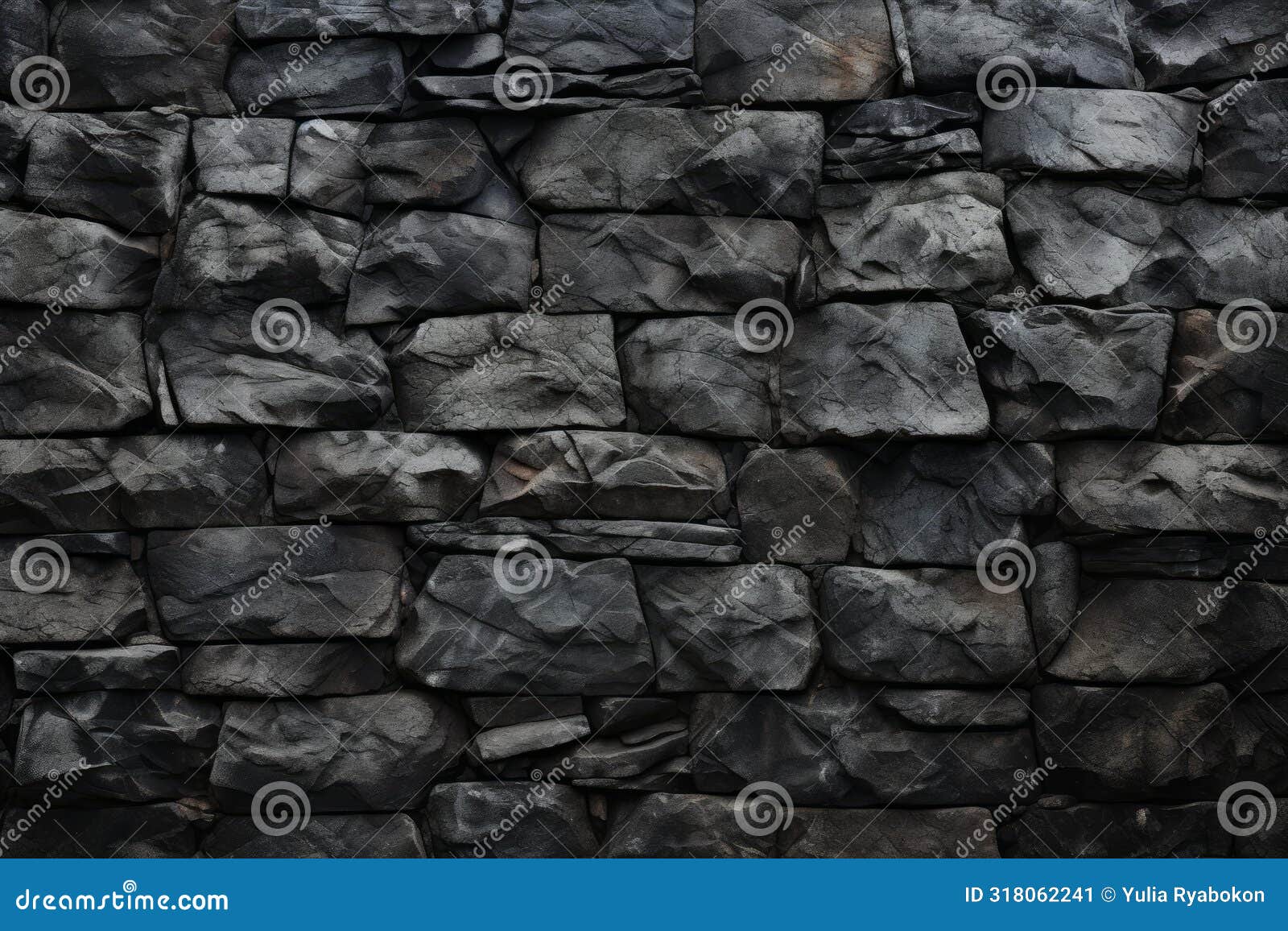 High-resolution Image of a Seamless Dark Stone Wall, Perfect for ...