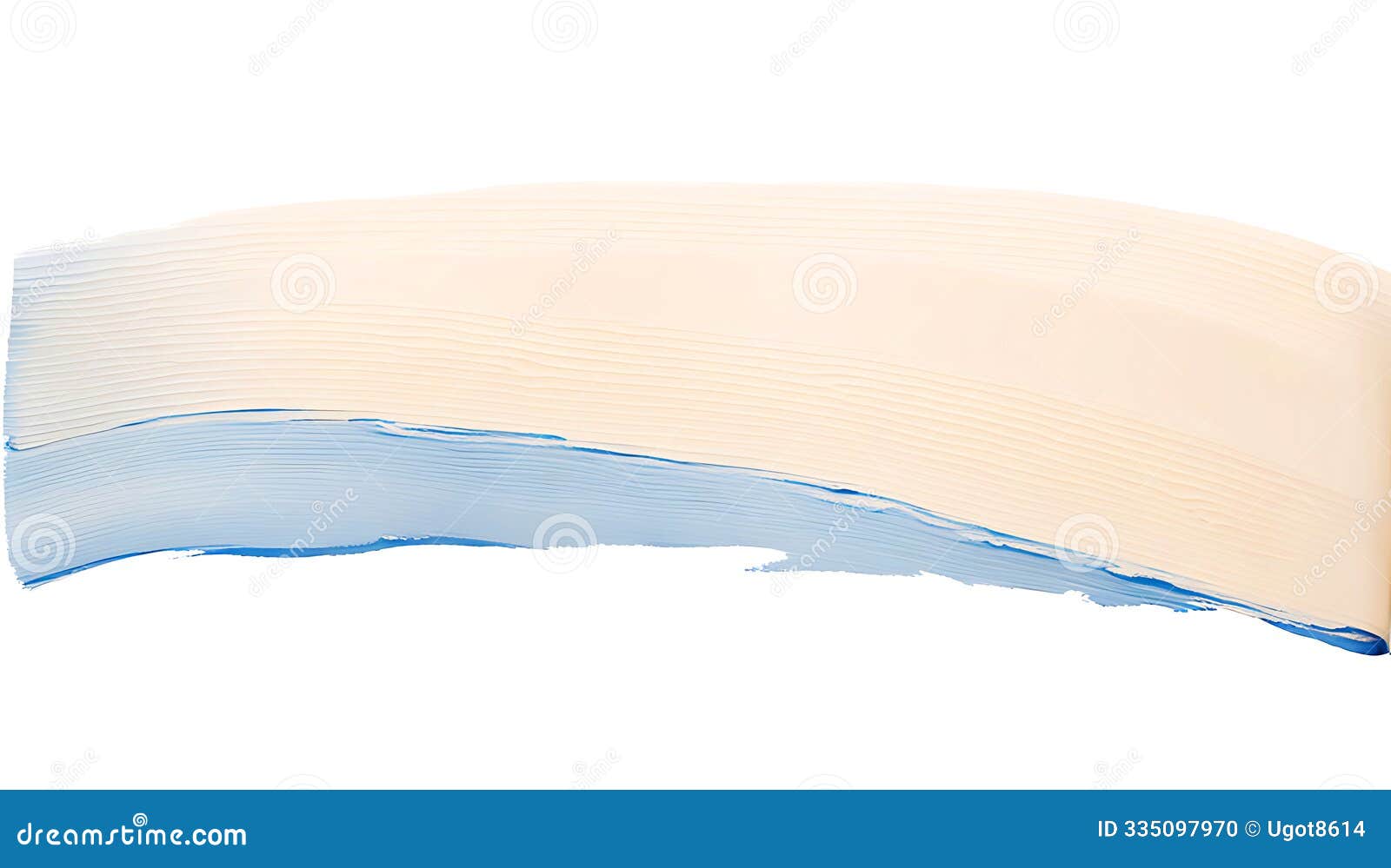 High-resolution Image of a Single, Broad Brushstroke Stock Illustration ...