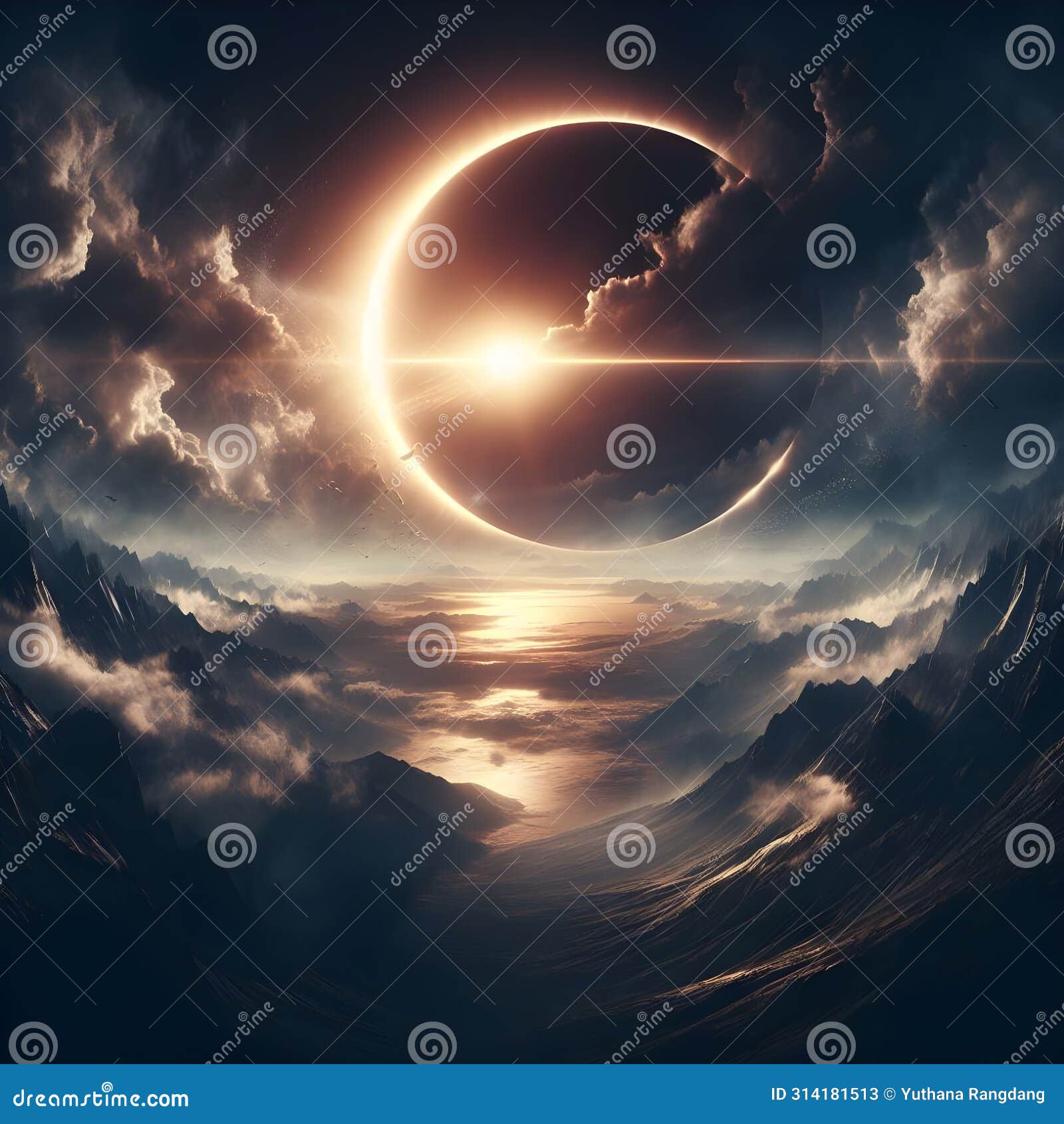 High Resolution Image of Solar Eclipse Epic. Stock Image - Image of ...