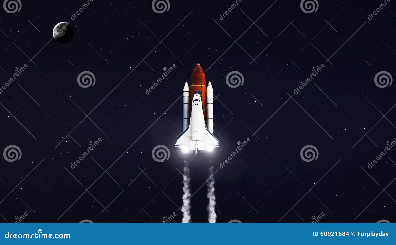 High Resolution Image of Space Shuttle Taking Off Stock Photo - Image ...