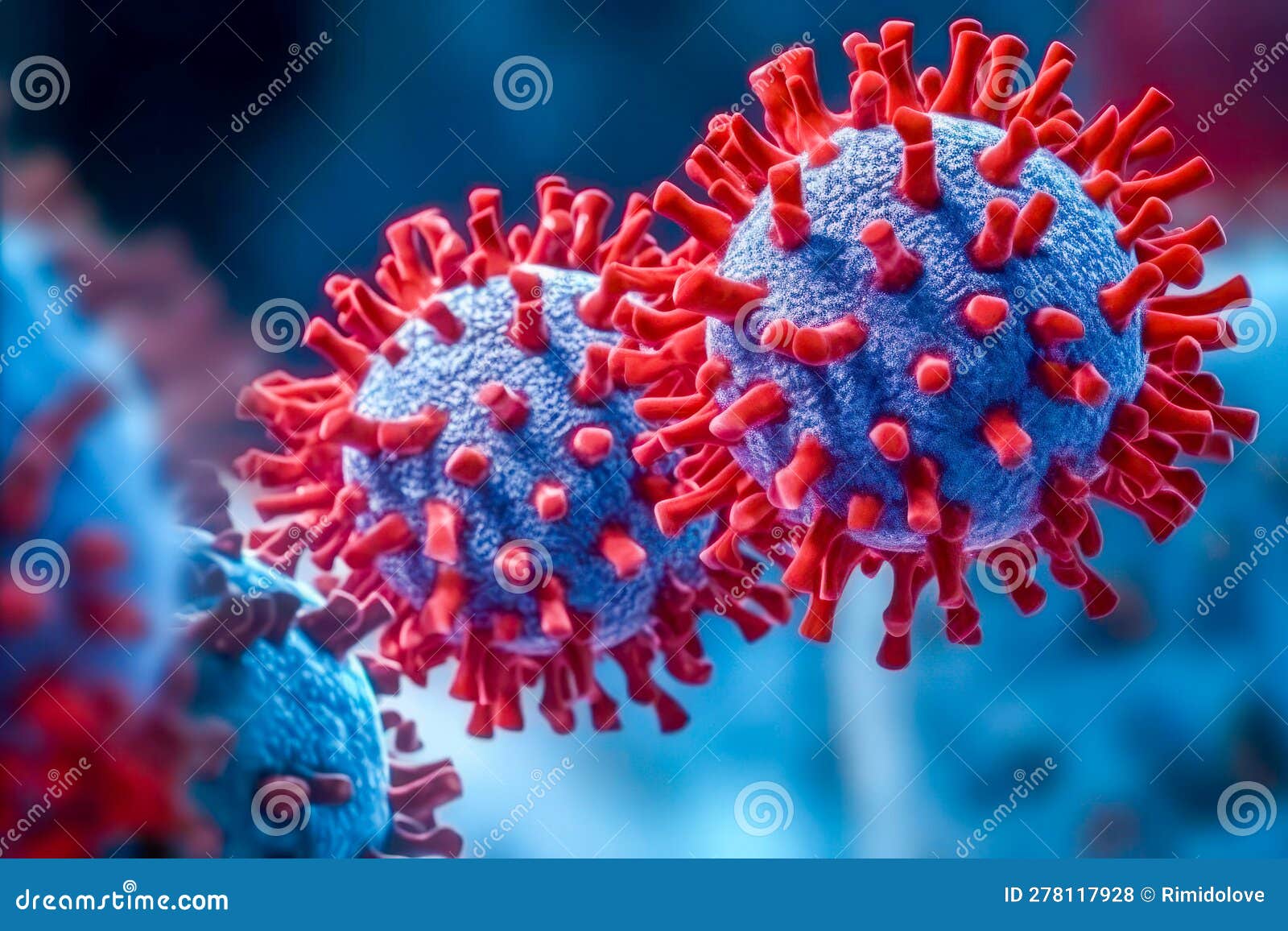 A High-resolution Image of a Virus with an Irregular Shape and Various ...