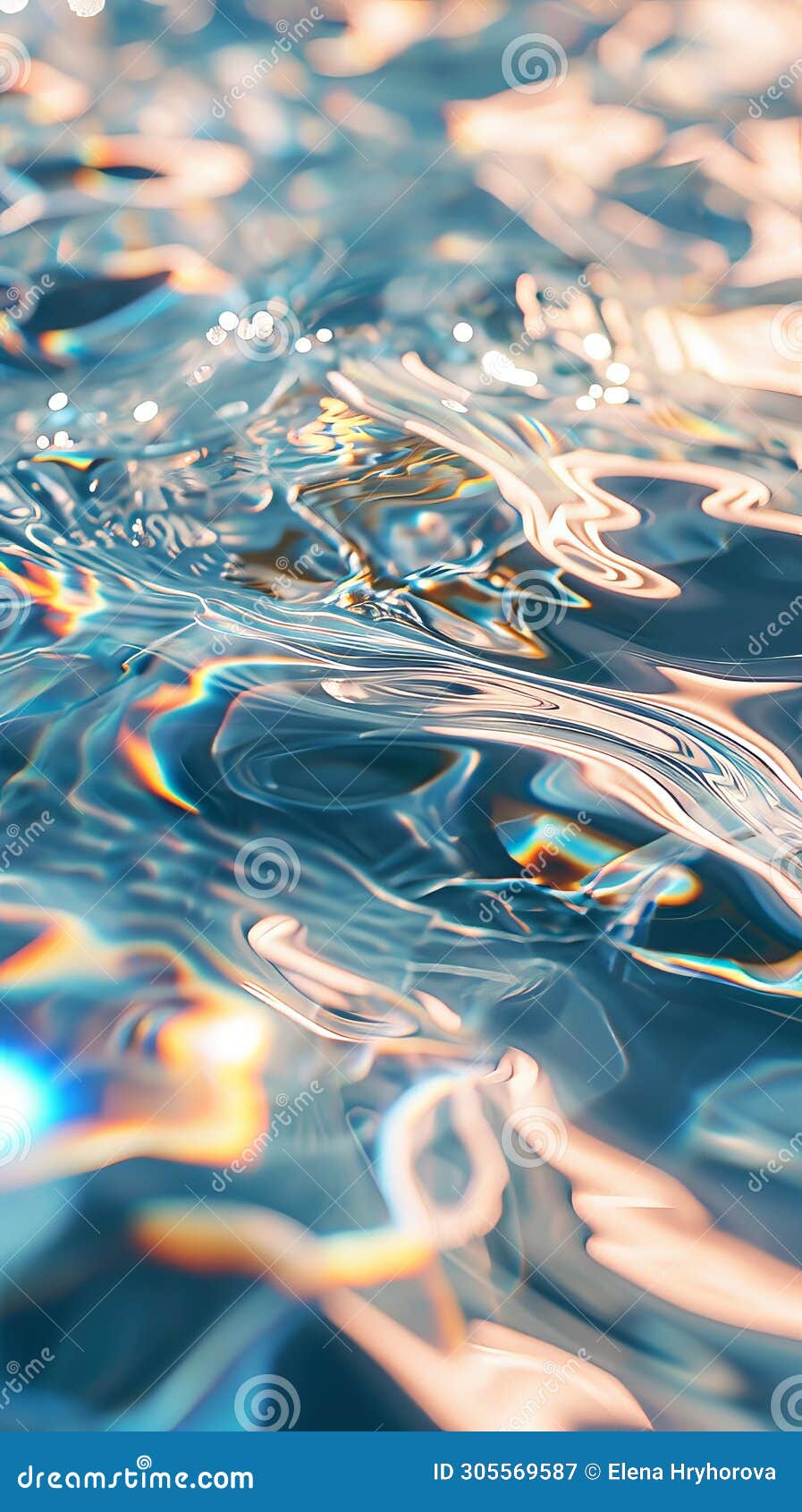 High-resolution Image of Water Ripples with Sun Glinting Off the ...