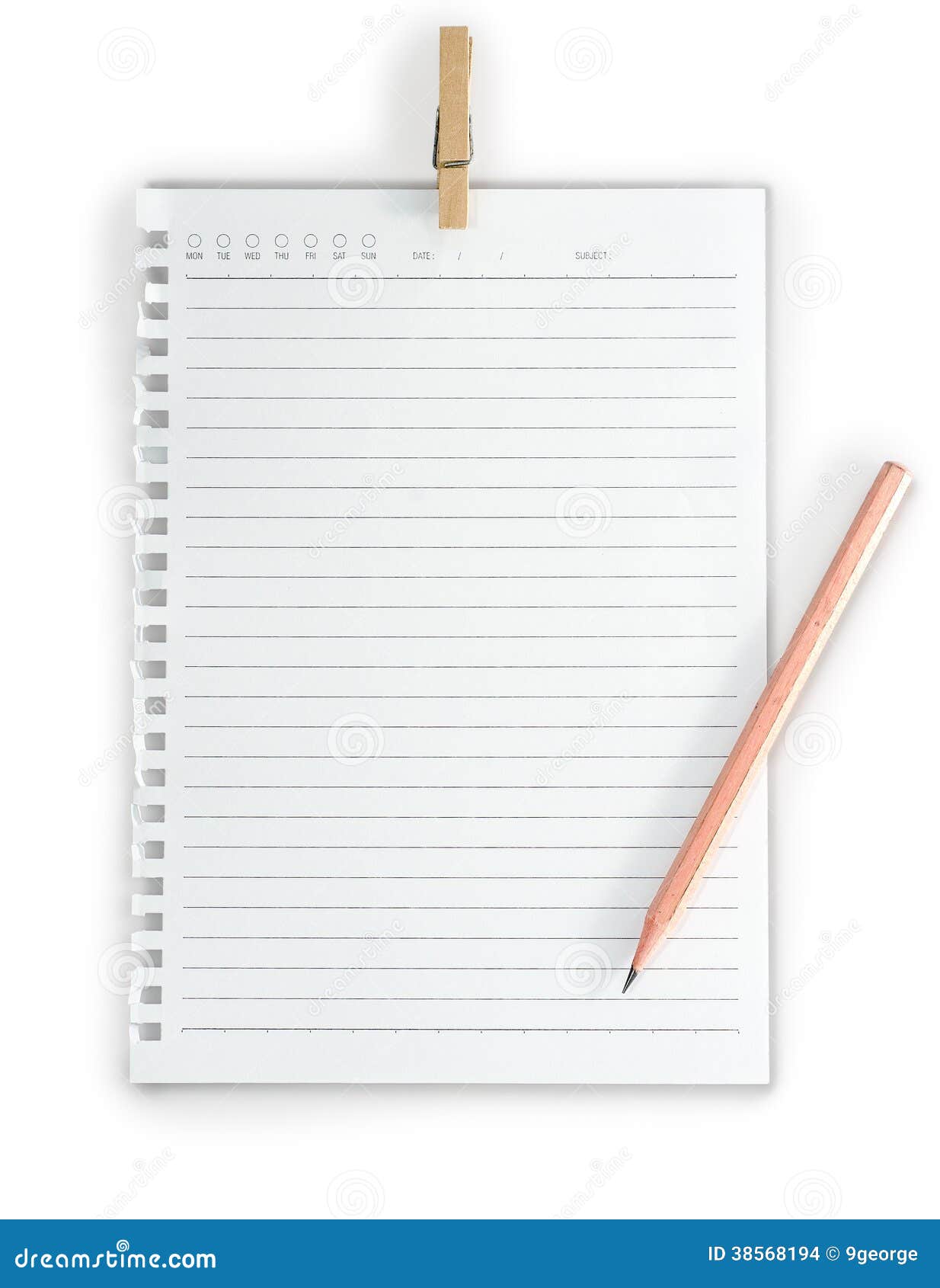 High Resolution Isolated Notepad Stock Photo - Image of closeup, office ...