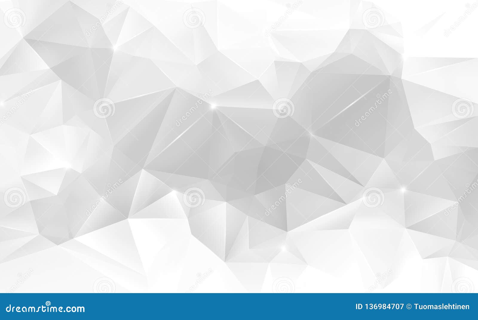 Abstract Light Gray Low Poly Background Stock Illustration ...