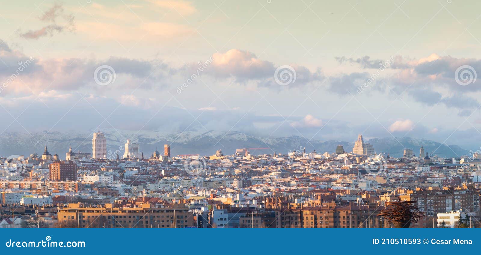 High Resolution of Madrid Skyline Editorial Stock Photo - Image of ...