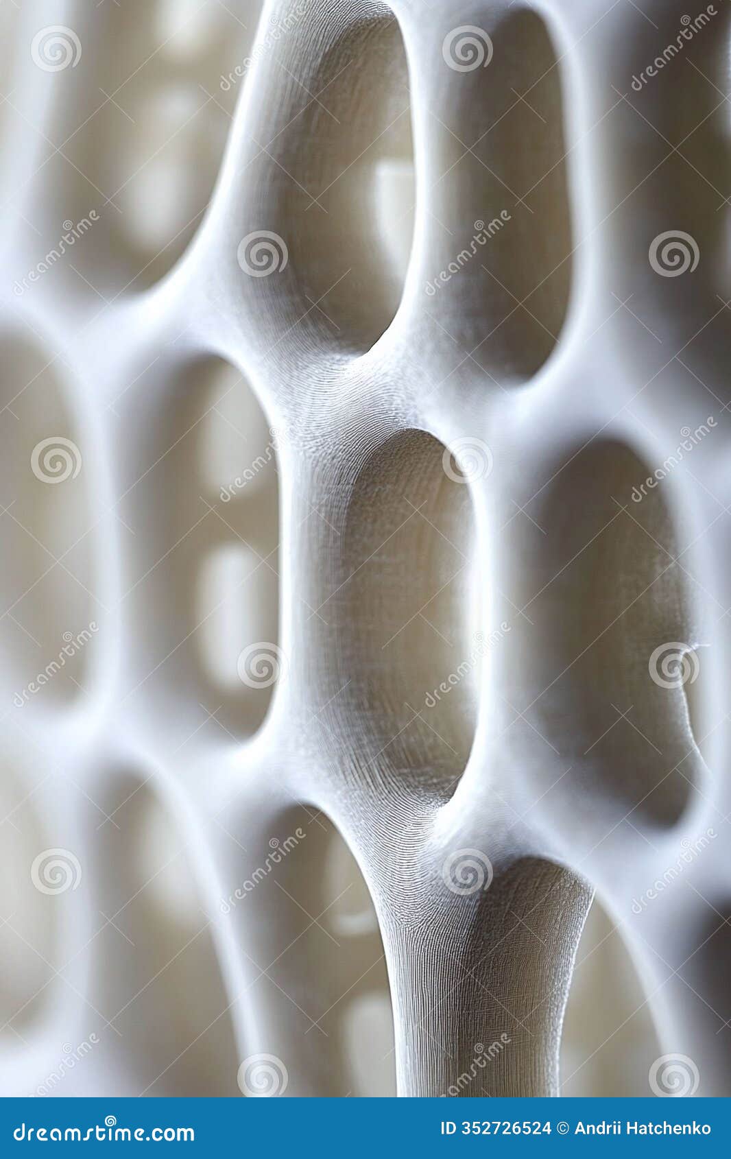 High-resolution Microscopic View of 3D Printed Construction Material ...