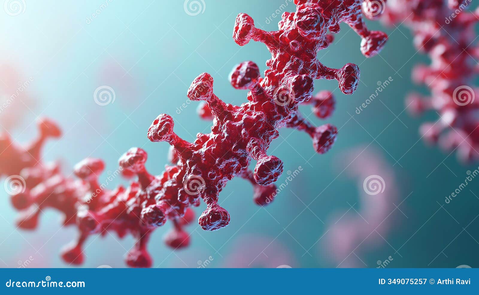 Microscopic View of the Marburg Virus, Showcasing Its Filamentous ...