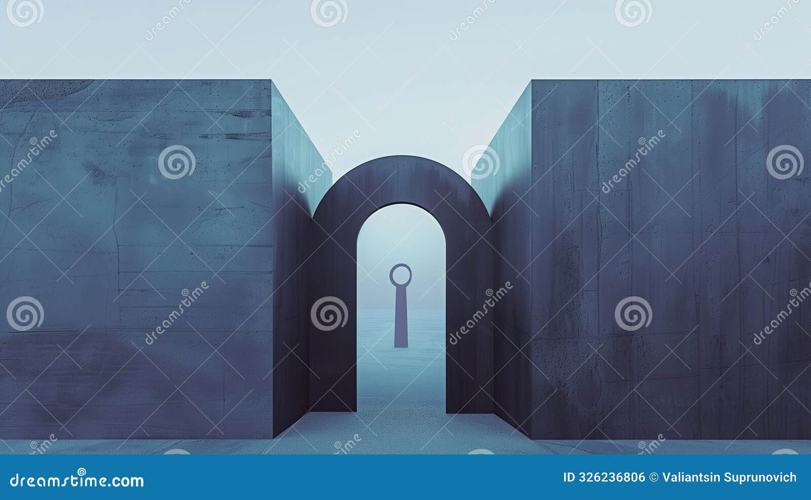 A High Resolution Minimalist Graph of a Keyhole with an Abstract View ...
