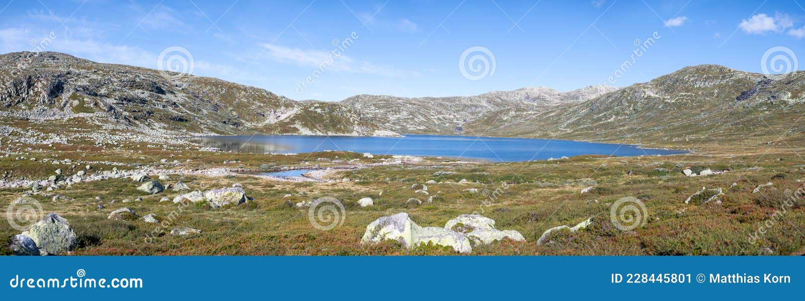 High Resolution Panorama of the Vinje Commune in the Telemark Region ...