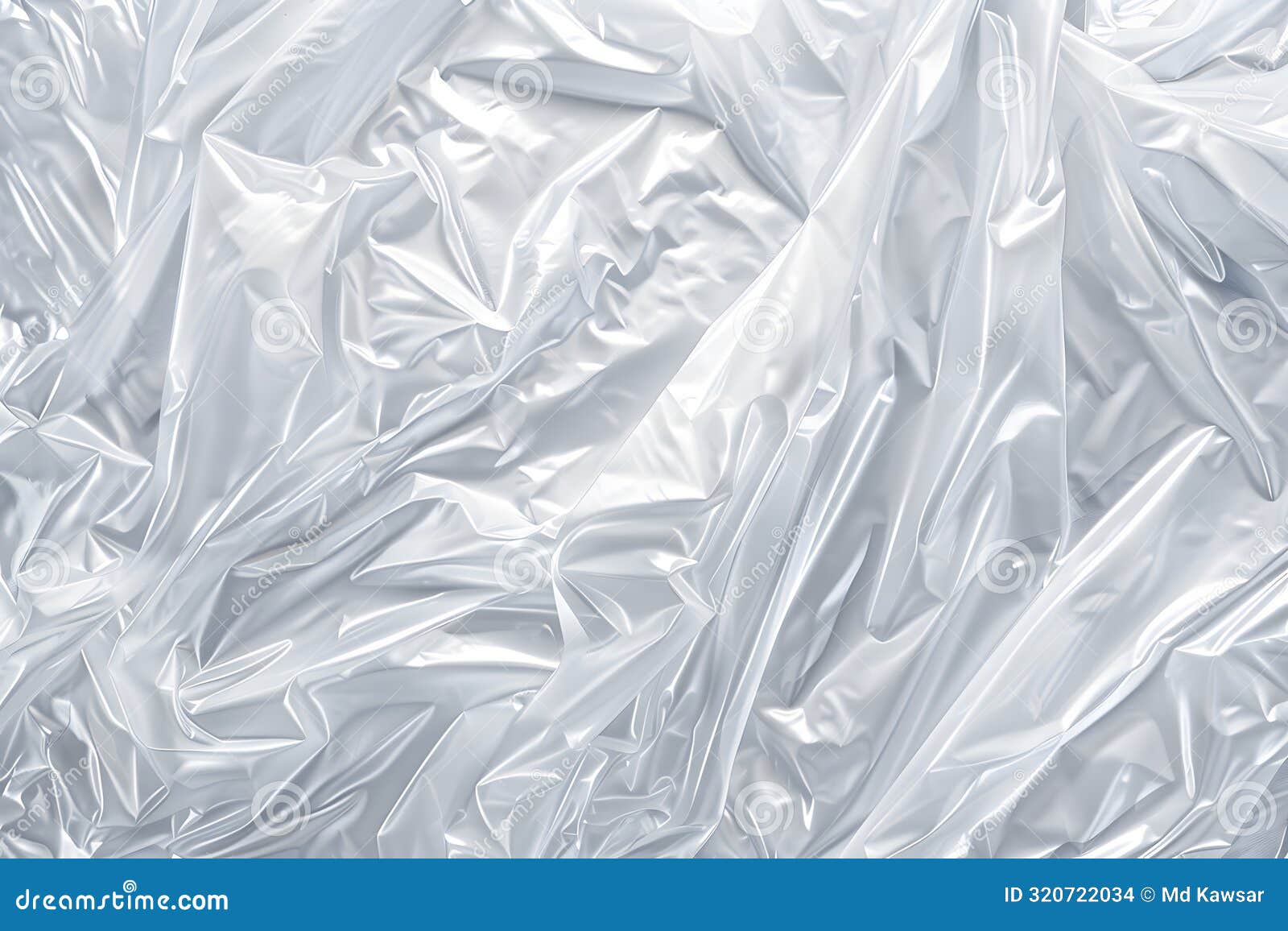 White Plastic Wrap Texture Mockup Background Stock Illustration ...
