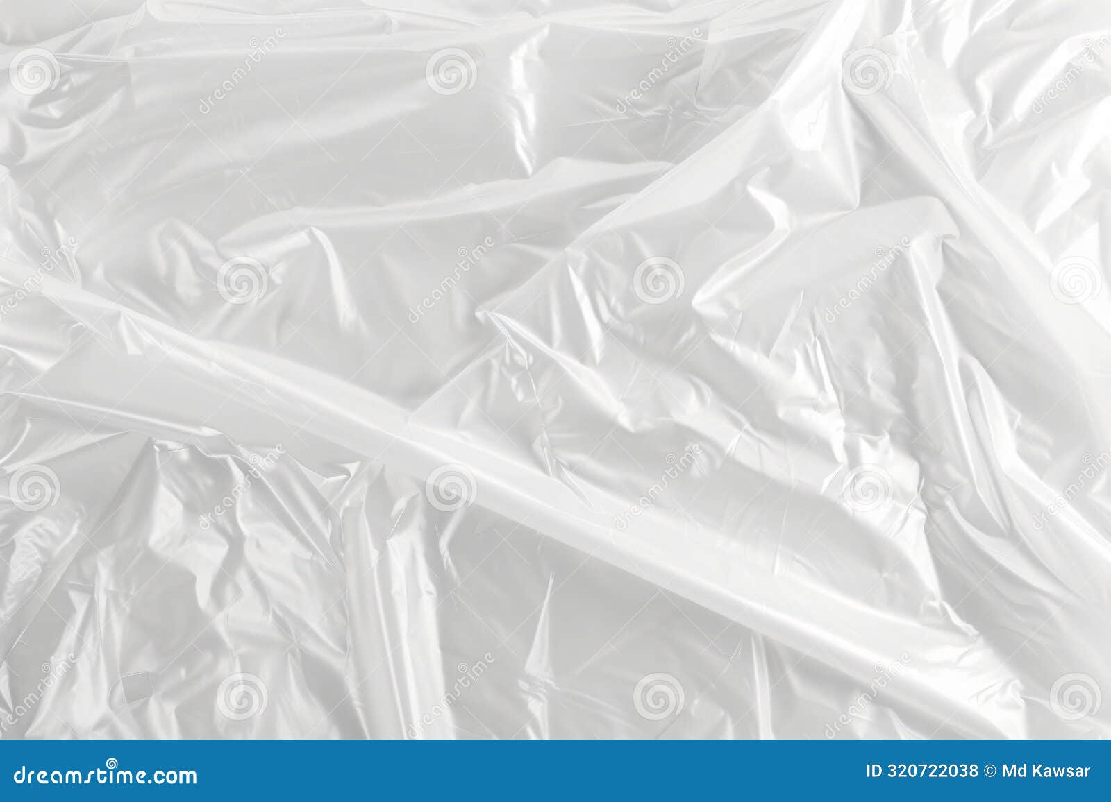 White Plastic Wrap Texture Mockup Background Stock Illustration ...
