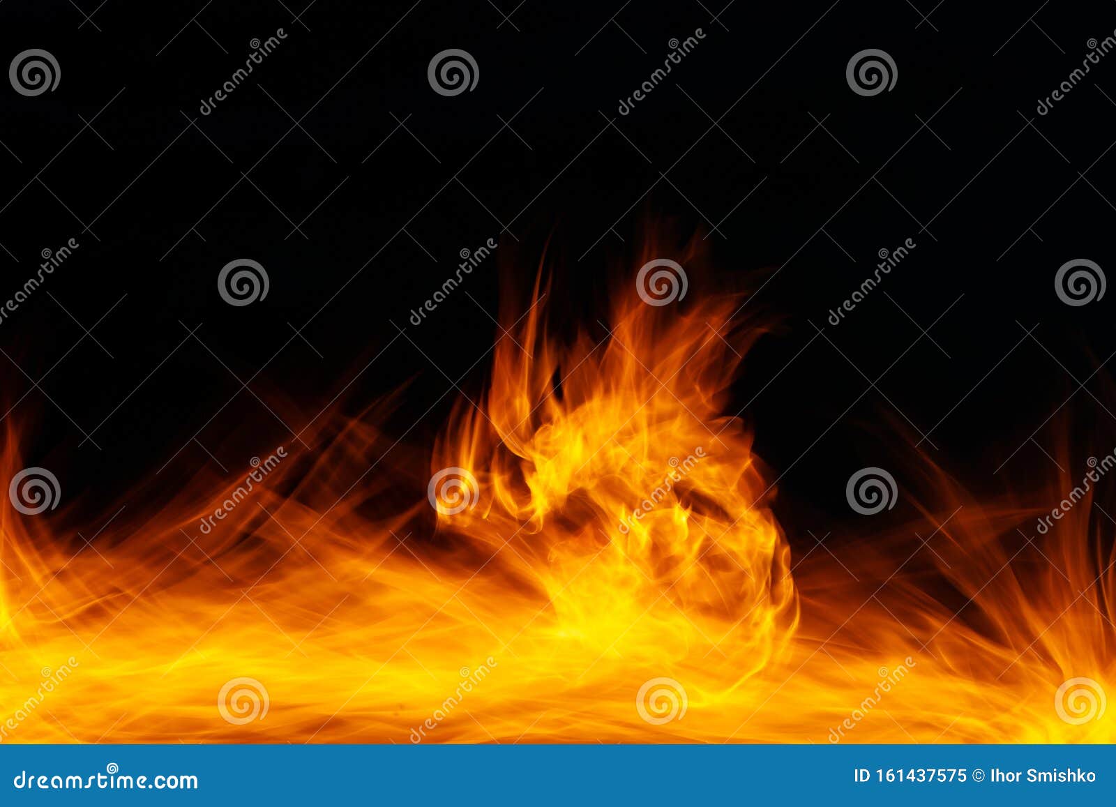 High Resolution Photo of Flame and Sparkl on Black Background. Fire ...