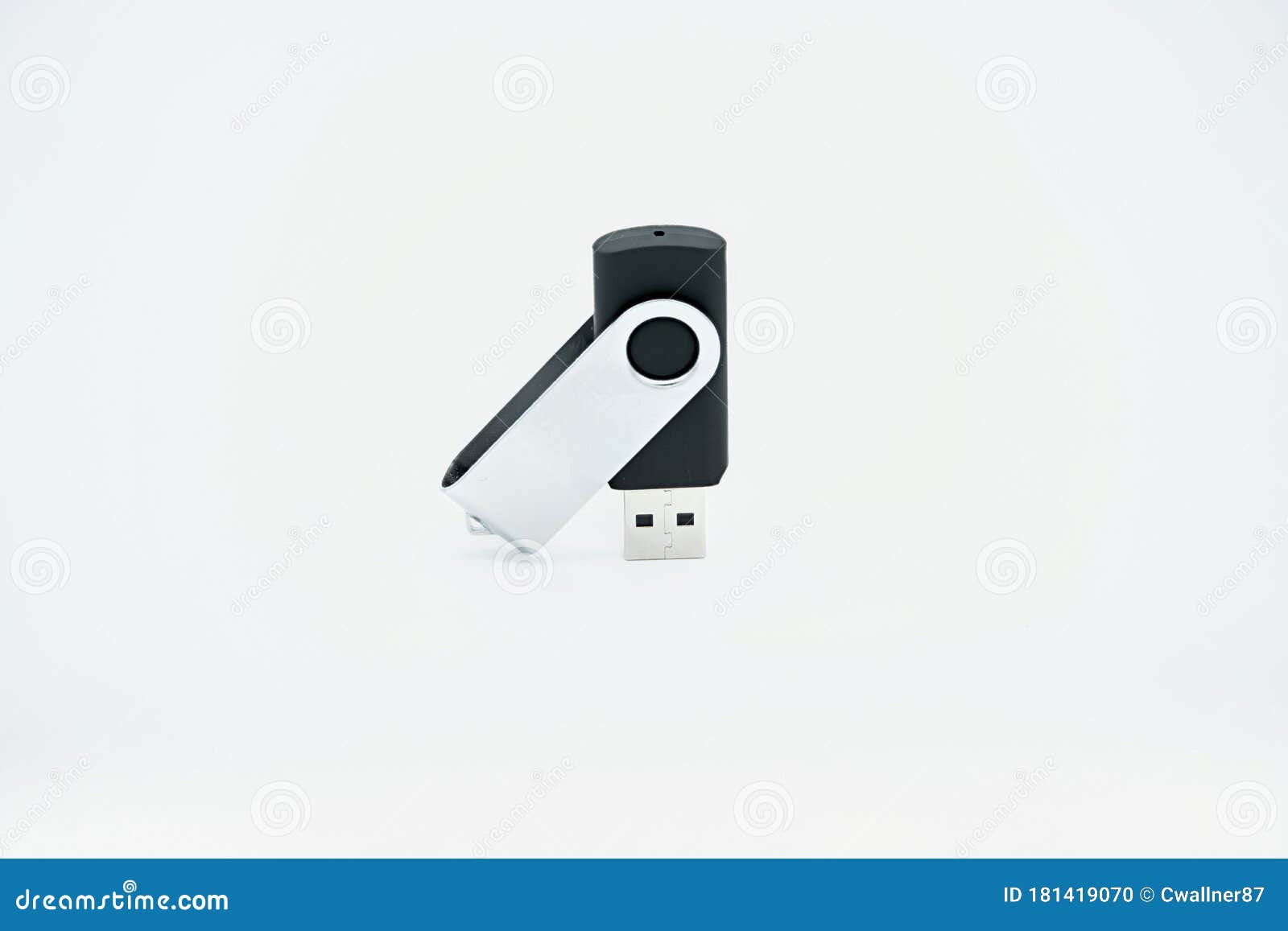 High Resolution Picture of USB Stick Standing Isolated on White ...