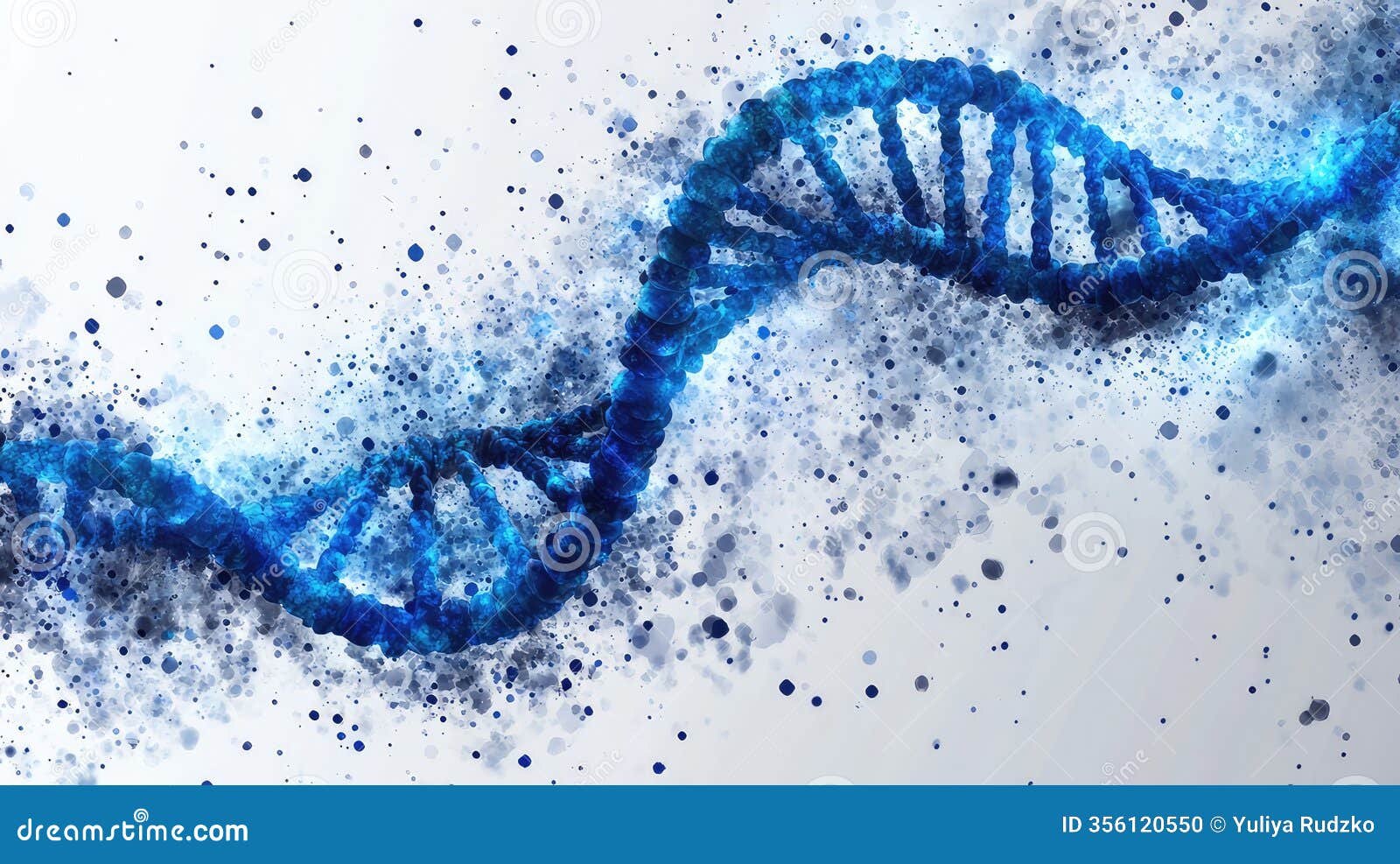 High-Resolution PNG Image of Isolated DNA Genome Structure on a ...
