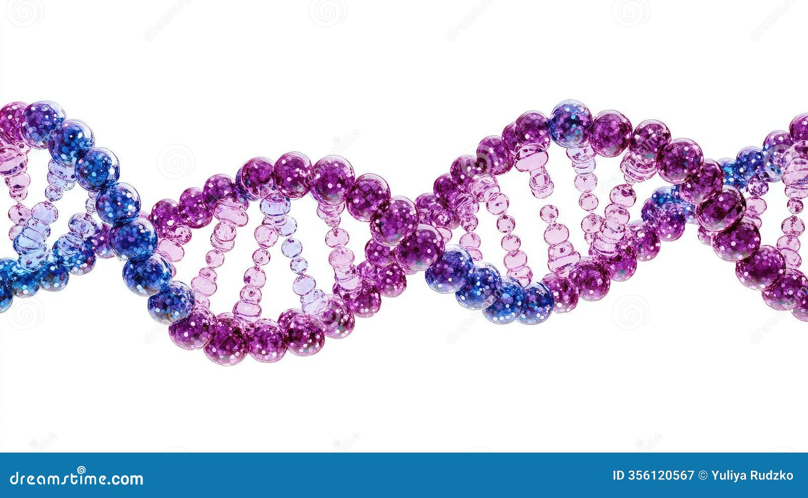 High-Resolution PNG Image of Isolated DNA Genome Structure on a ...