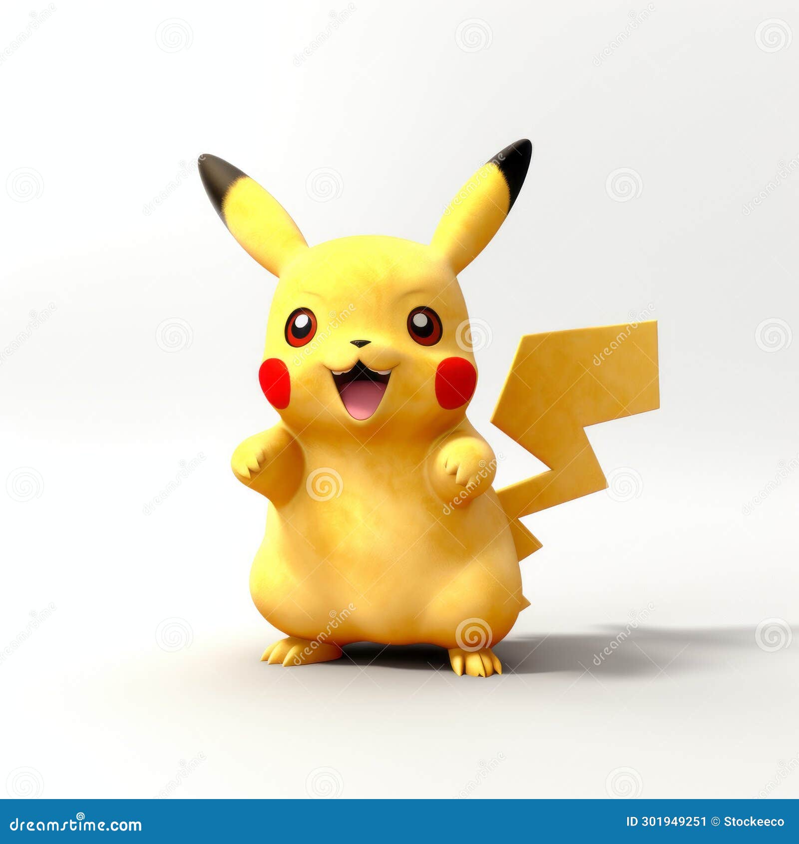High Resolution Pokemon Pikachu Character with Dynamic Poses Stock ...