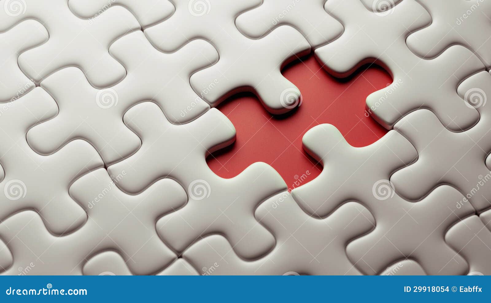 Incomplete Puzzle stock illustration. Illustration of cardboard - 29918054