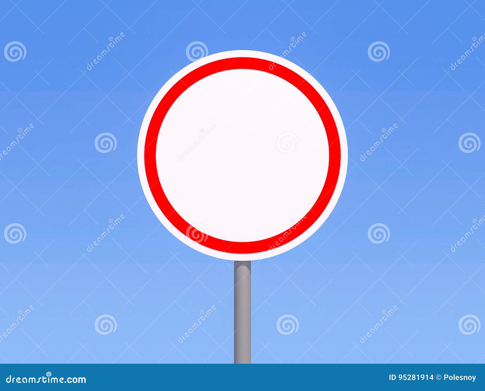 High Resolution Road Sign for Art Work. 3D Stock Illustration ...