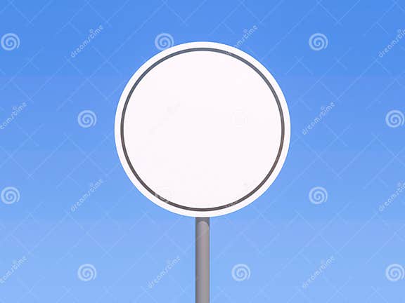 High Resolution Road Sign for Art Work. 3D Stock Illustration ...