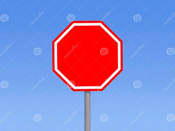 High Resolution Road Sign for Art Work. 3D Stock Illustration ...
