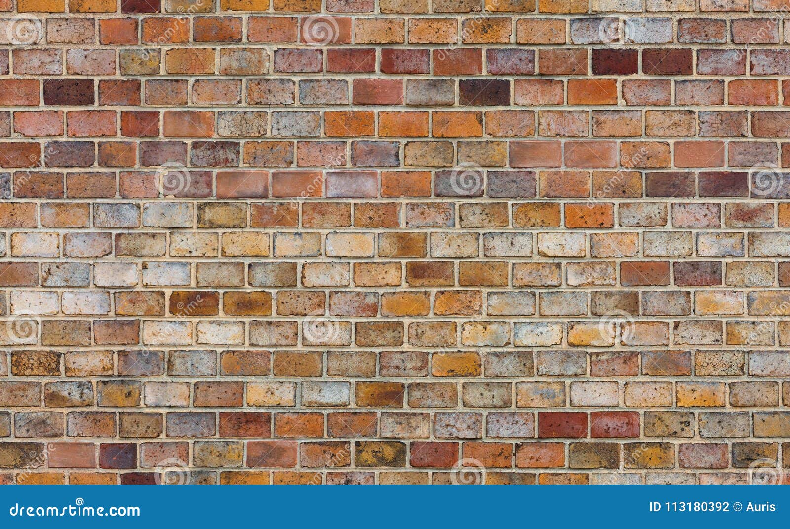 Seamless Brick Wall Texture Stock Photo - Image of closeup, surfaces ...