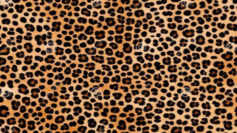 This High-resolution Seamless Leopard Print Texture Features a Rich ...
