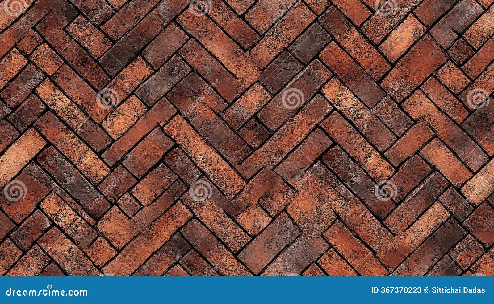 Herringbone Brick Pavement Texture Seamless Background Stock Photo ...