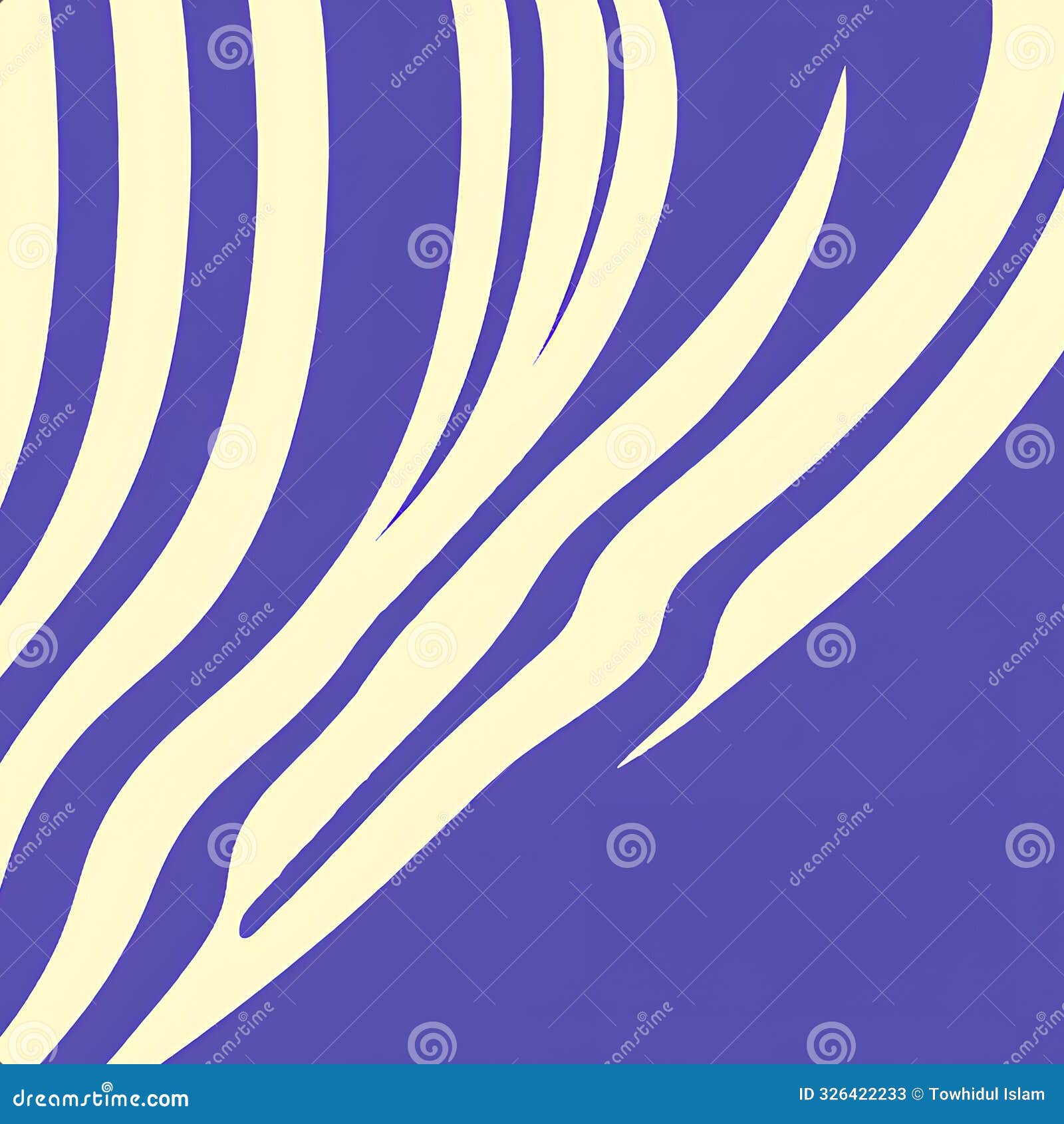 A Single, Bold Sine Wave with a Metallic Texture Stock Illustration ...