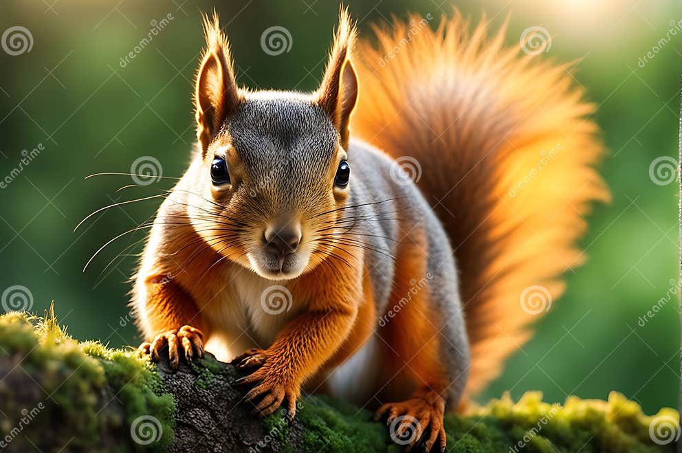 High-Resolution Squirrel: Intricate Texture Detailing with Subtle 3D ...