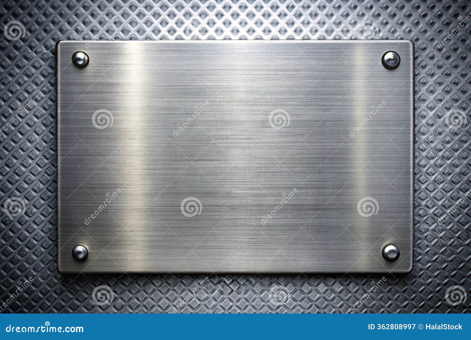 High-Resolution Steel Metal Plate Background Stock Illustration ...