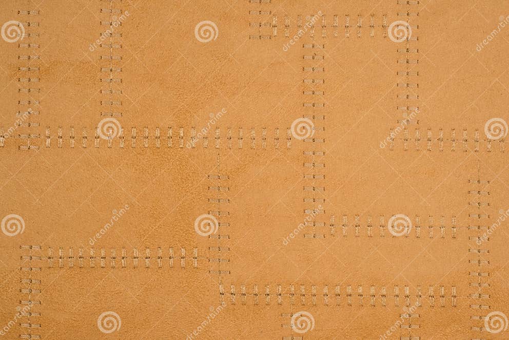 High Resolution Stitched Suede Leather Texture Stock Photo - Image of ...