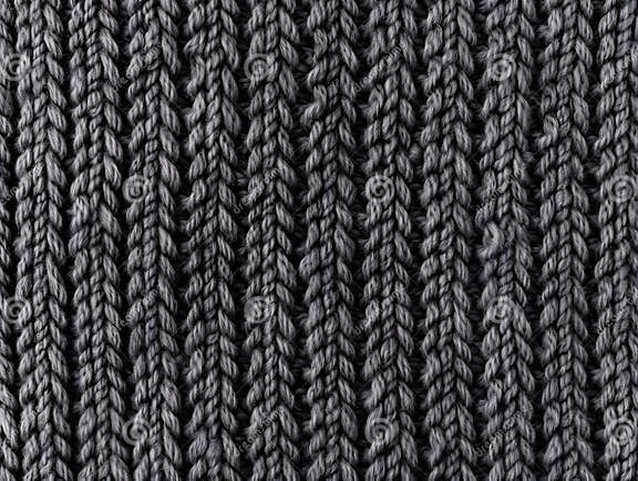 Gray Ribbed Knit Sweater Fabric Texture Stock Illustration ...