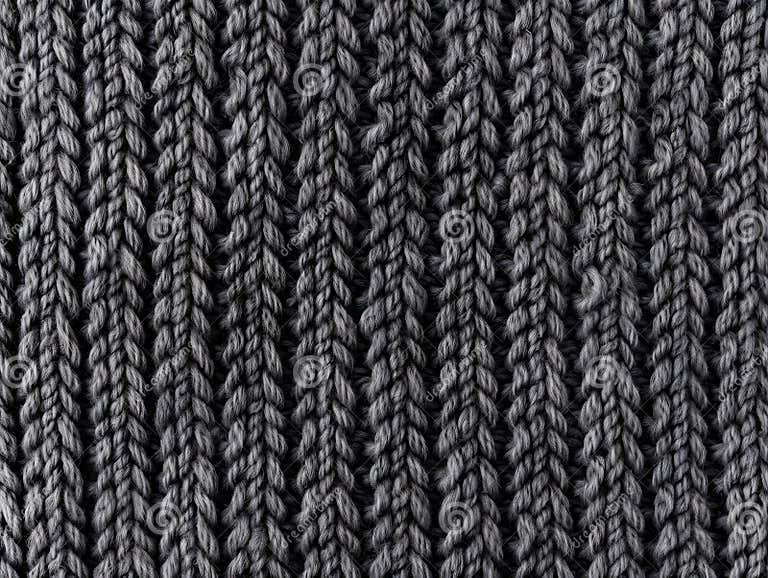 Gray Ribbed Knit Sweater Fabric Texture Stock Illustration ...