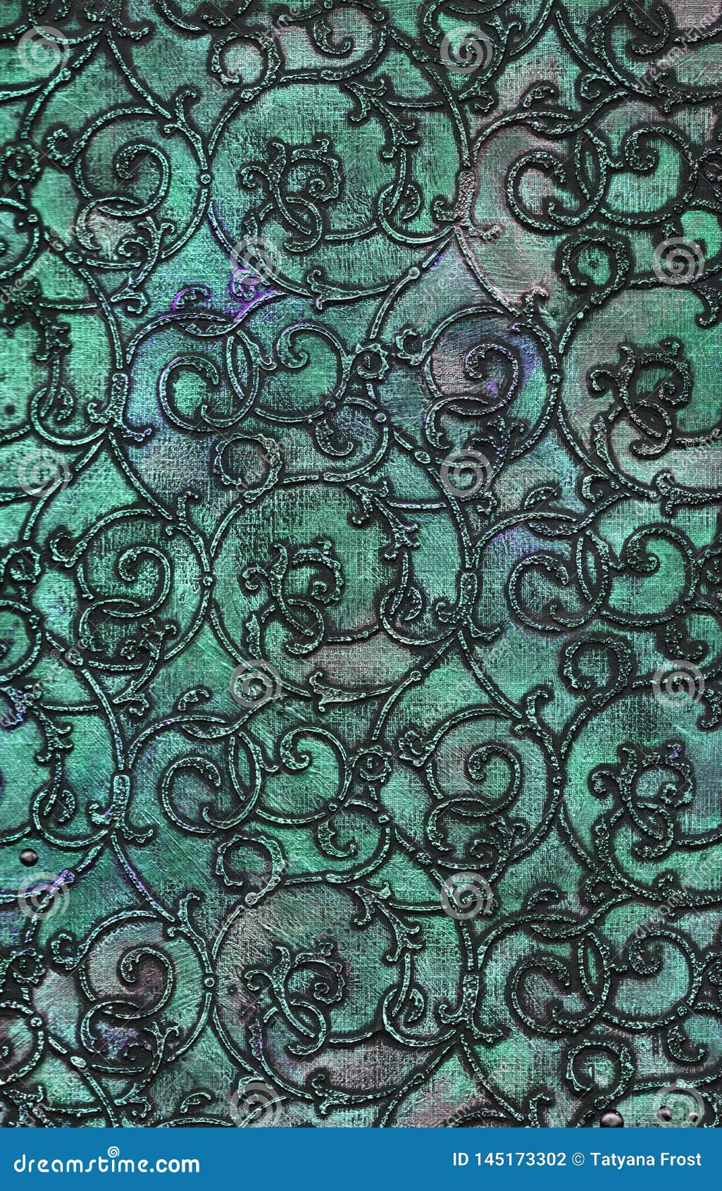 Metallic Texture with Arabesque Pattern Stock Photo - Image of abstract ...