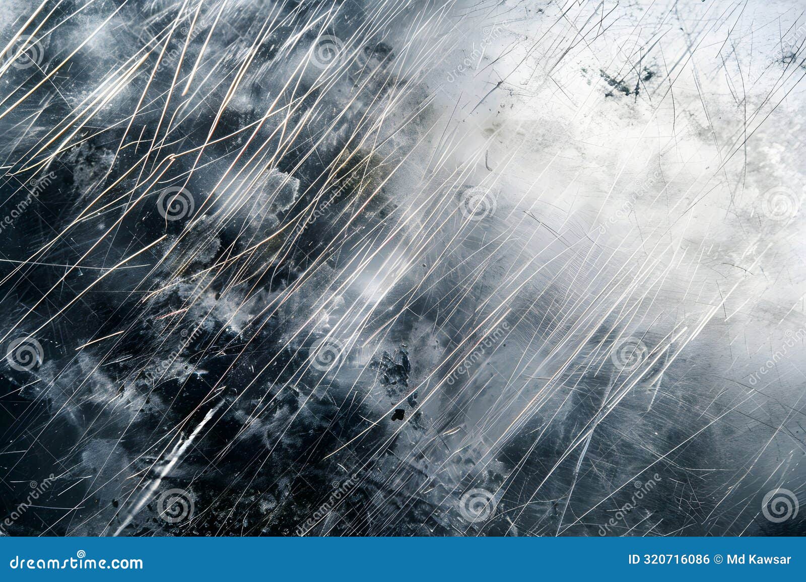 Scratched Metal Texture Background Stock Illustration - Illustration of ...