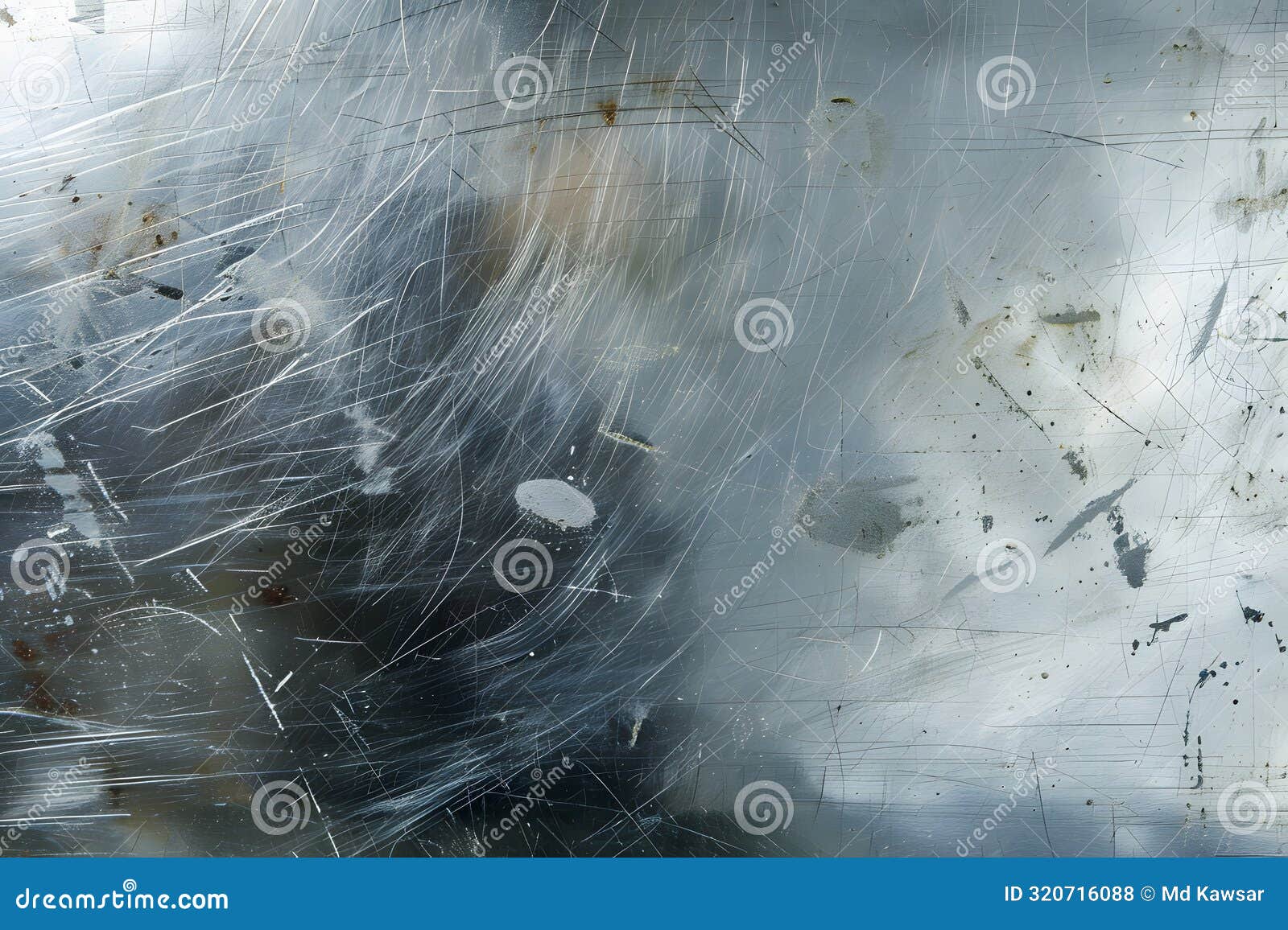 Scratched Metal Surface Texture Background Stock Illustration ...
