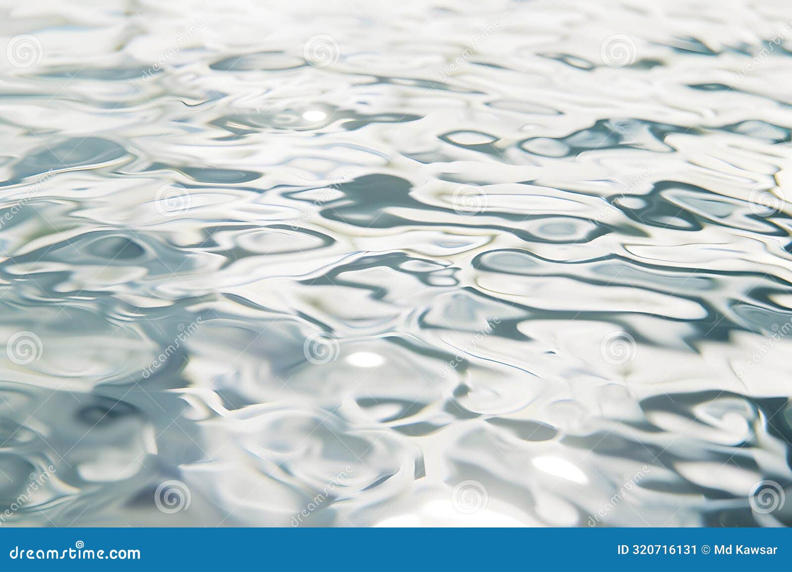 Abstract Water Ripples Texture - White Background Stock Illustration ...