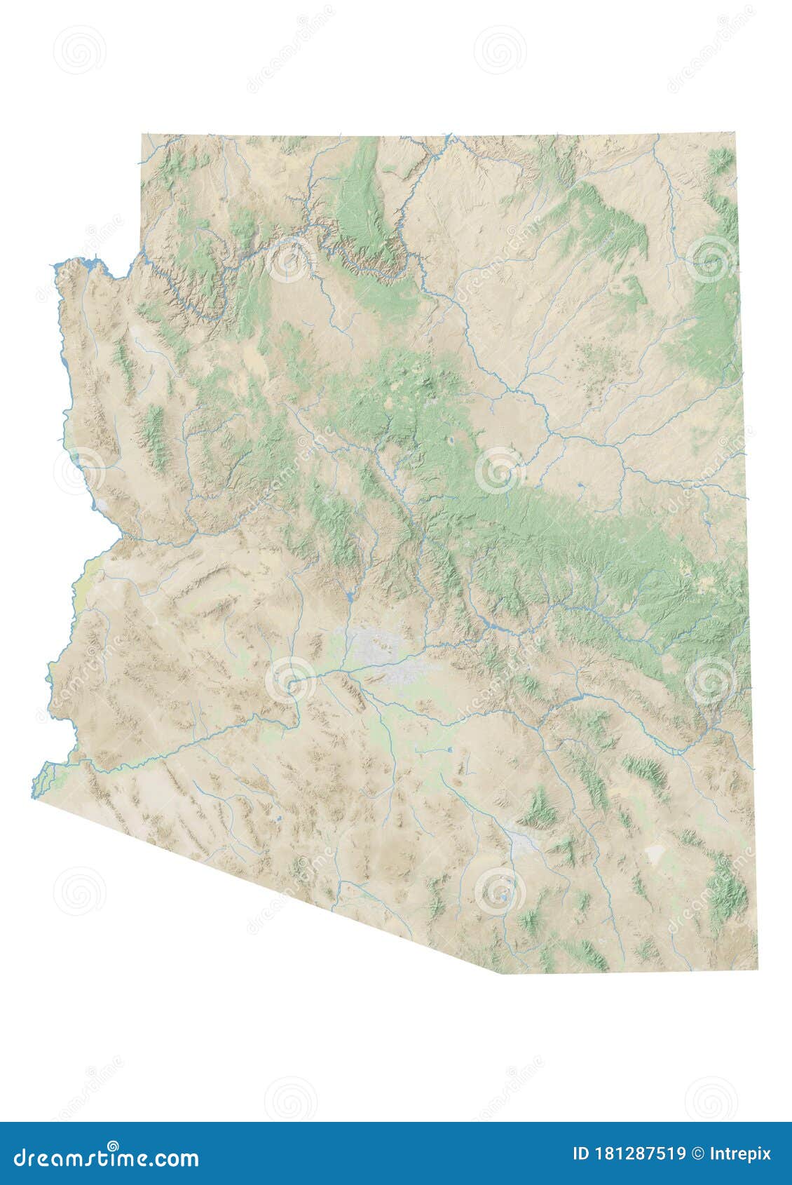 High Resolution Topographic Map of Arizona Stock Illustration ... High Resolution Topographic Map of Arizona Stock Illustration ...